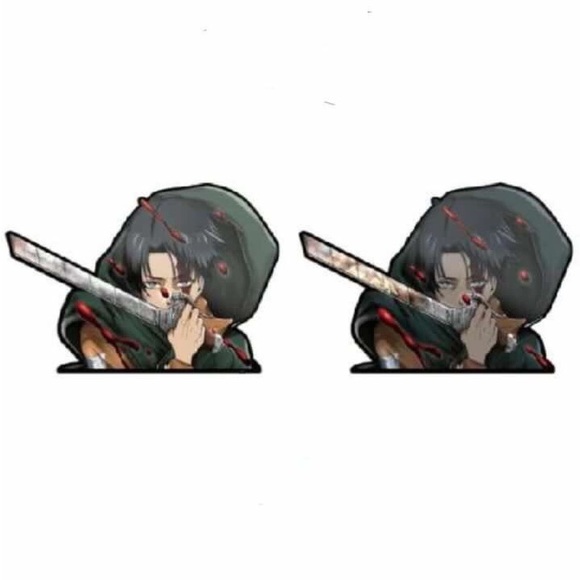 Art | Attack On Titan Captain Levi Ackerman Decal 2 | Poshmark